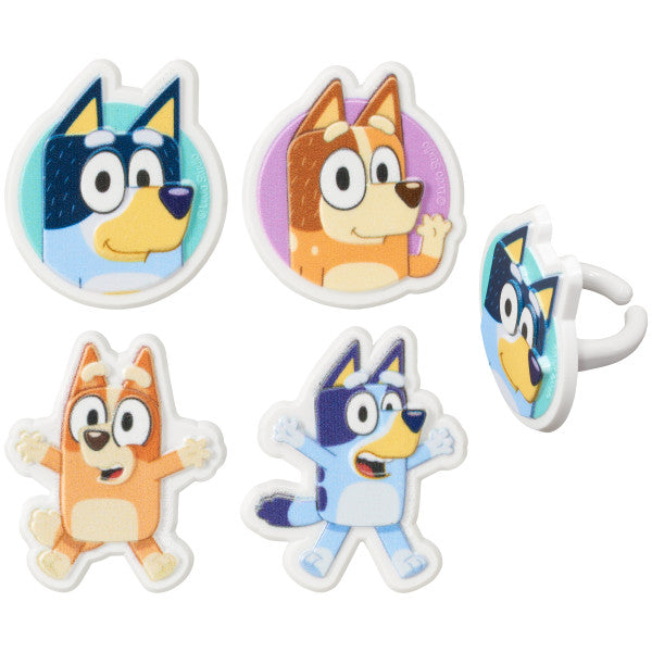 Bluey So Much Fun Rings, 8 pack – Lorraines Cake & Candy Supplies