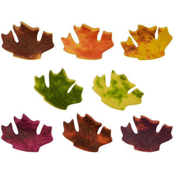Gum Paste Fall Leaves Assorted, 8 pack – Lorraines Cake & Candy Supplies